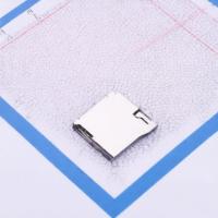 China Micro SD Card Holder LCKELEC LCK-TF-01AH1809-WLG Featuring 9 Pins and 18 Millimeter Height for Data Storage for sale