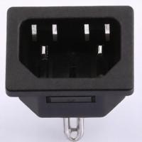 China Power Entry Module Panel Mount Legion RT-C14-020B-PP 15A 250V Electrical Rating with UL CUL Approval for sale