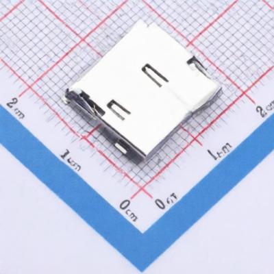 China Gold flash plated TF card holder MICRO SD card socket 1.8MM height 9 PIN positions LCKELEC LCK-TF-015BH1809-YLG item for sale