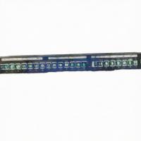 China Durable 24 Port Duplex Singlemode LC Adaptor Rack Panel L-com PR175DLC24B-SM with Fiber Duplex Module for sale