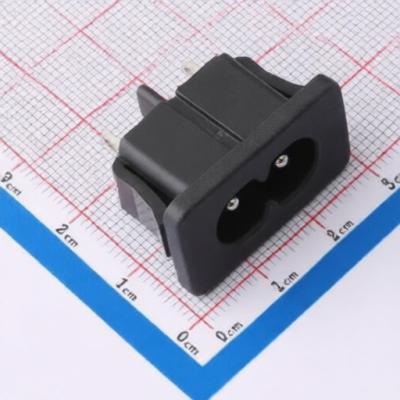 China Certified electrical connector Legion RT-C08-I0-BJ with flame retardant black body and plated terminals for sale