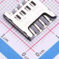 China Compact SIM card connector LCKELEC LCK-SIM-011P8H150-WLG 8 pin 1.5mm height gold plating technology for sale