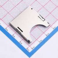 China Micro SD Card Holder 11PIN With Pillar Gold Flash Plating LCKELEC LCK-SD-201H2911-YLG 2.9MM Height for sale
