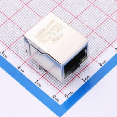 China RJ45 Connector LINK-PP LPJG0806FBNL Featuring Phosphor Bronze Contacts for Stable Signal Transmission for sale