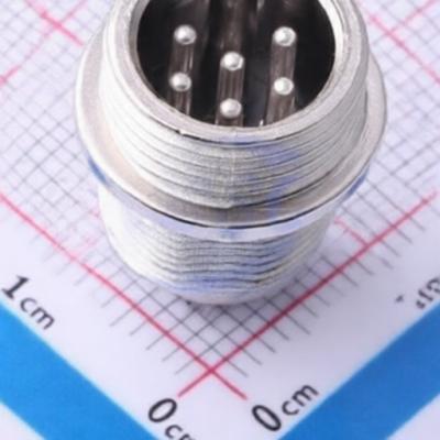 China Connector aviation head solder wire female M12 6P H5.8 PC4.2 insulation resistance 2000M Liansheng HKT-00007 for sale