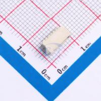 China Surface mount connector LXWCONN SH1.0mm-6P-WT with 6 pins phosphor copper pins and bright tin plating for sale
