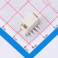 China 4 pin connector LXWCONN XH-4P-LT with brass solder tabs LCP plastic parts and GP PASS plating finish for sale