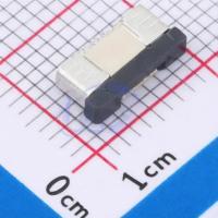 China 0.5 Pitch ZIF Connector Housing Height 2.0mm Megastar ZX-0.5FPC-2H-CTXX6P Durable LCP UL94V-0 Material for sale