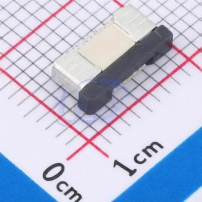 China 0.5 Pitch ZIF Connector Housing Height 2.0mm Megastar ZX-0.5FPC-2H-CTXX6P Durable LCP UL94V-0 Material for sale