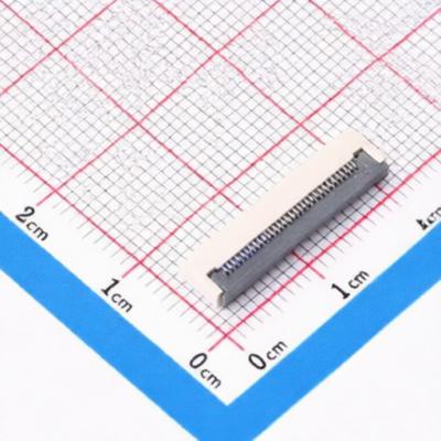 China Flip up housing connector Megastar ZX 0 5FPC FWX H2 32P surface mount 32 pin model for FPC FFC electronic for sale