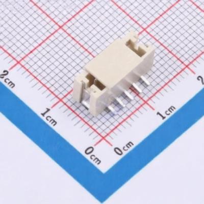 China PC Board Connector LXWCONN 2.0LT-5P Featuring Exact Mounting Hole Diameters and Component Dimensions for sale