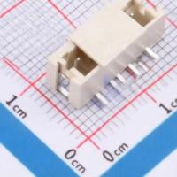China Technical Measurements and PC Board Installation Dimensions for LXWCONN 2.0LT-6P Connector Component for sale