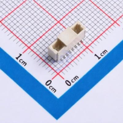 China Phosphor copper contacts connector LXWCONN SH1.0mm-8P-LT high temperature tin plating surface mount for sale