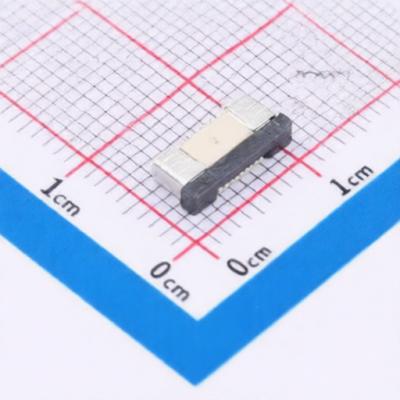 China Flat Cable Connector 0.5 Pitch ZIF Type 3 System Megastar ZX-0.5FPC-2H-CTXX8P with Durable LCP Housing for sale