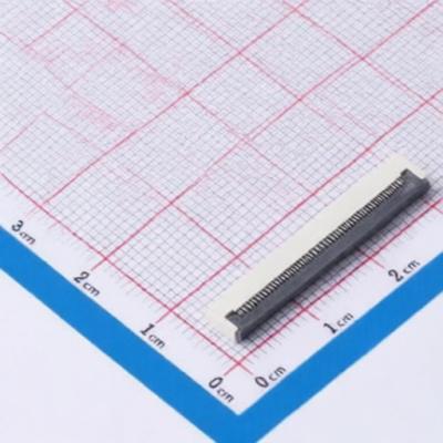 China FPC FFC connector with 05mm pitch Megastar ZX-FPC-FWX0.5PH250 flip type bottom connection electronic for sale