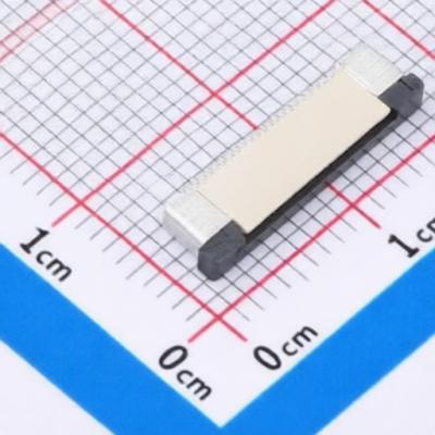 China Megastar ZX 0.5FPC 2H CTSX21P 0.5mm Pitch Horizontal Plug in Connector with Copper Alloy Terminals for sale