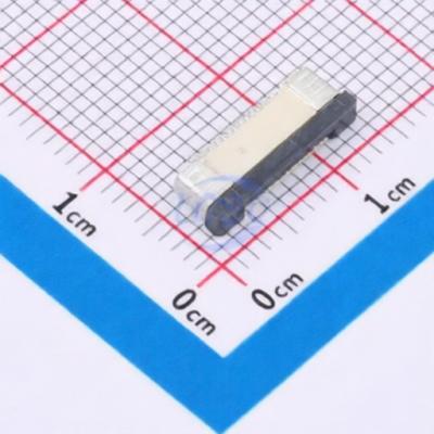China 0.5 Pitch ZIF Type 3 Housing H2.0 Megastar ZX-0.5FPC-2H-CTXX14P UL94V-0 Material Flat Cable Connector for sale