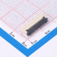 China Easy-on type connector Megastar ZX-0.5FPC-2H-QFX22P featuring 0.5 pitch and 2.0 millimeter height for PCB for sale