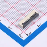 China Flip top surface mount connector Megastar ZX-0.5FPC-FWX-H2-22P suitable for FPC FFC interconnections for sale