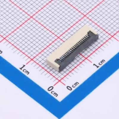 China Flip top surface mount connector Megastar ZX-0.5FPC-FWX-H2-22P suitable for FPC FFC interconnections for sale