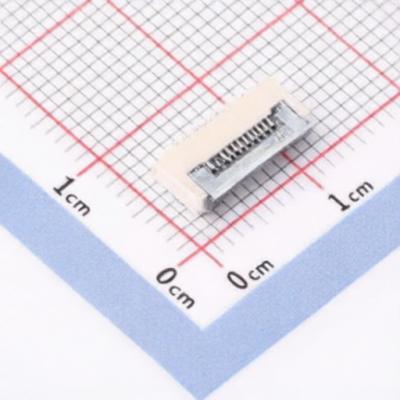 China Flip top housing connector Megastar ZX 0 5FPC FWX H2 14P surface mount type for FPC FFC connections for sale