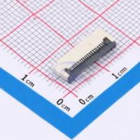 China 0.5 Pitch Easy on Type Connector Megastar ZX 0.5FPC 2H QFX21P Rated for 50V AC DC Electrical Systems for sale