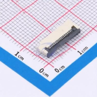 China 0.5 Pitch Easy on Type Connector Megastar ZX 0.5FPC 2H QFX21P Rated for 50V AC DC Electrical Systems for sale