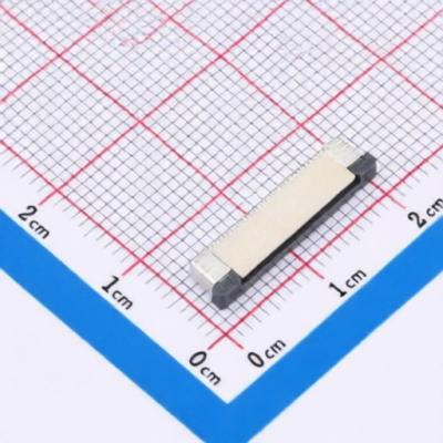 China 0.5mm Pitch Right Angle Top Entry Connector Megastar ZX-0.5FPC-2H-CTSX28P with LCP UL94V-0 Material for sale