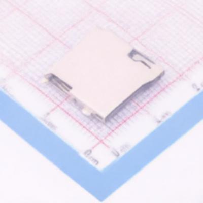 China Compact design Megastar ZX-TF-481.8J MicroSD card socket optimized for seamless electronic integration for sale
