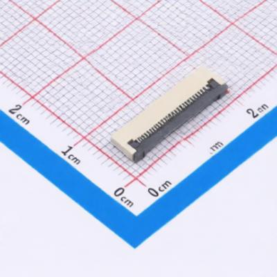 China 0.5 Pitch Easy-on Type connector Megastar ZX-0.5FPC-2H-QFX28P designed for electrical connections for sale