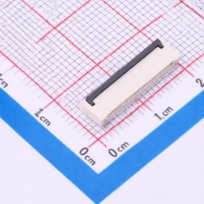 China Megastar ZX FPC FWSX0 5PH230 series flip top FPC FFC connector with double sided contact mechanism for sale