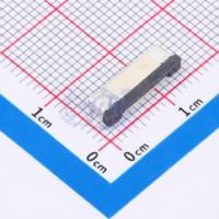 China 0.5 Pitch ZIF Type 3 Housing Megastar ZX-0.5FPC-2H-CTXX16P with Copper Alloy Tin Plating and 2.0mm Height for sale