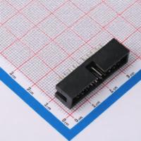 China 2.54mm pitch IDC connector Megastar ZX-IDC2.54-2-10PZZ with 10 pins and AC 1000V withstanding voltage rating for sale