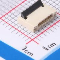 China compact back flip connector Megastar ZX 0.5FPC 2H HFJ8P with 0.5 millimeter pitch and 2 millimeter height for sale