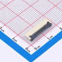 China 0.5 pitch connector Megastar ZX-0.5FPC-2H-QFX25P featuring smooth plastic parts no rough edges or defects for sale