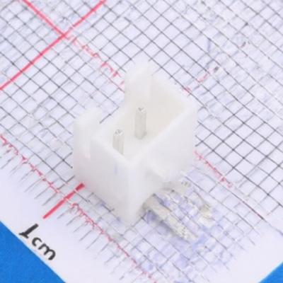 China Megastar ZX XH254 2PWZ 2 Position Wire to Board Connector Featuring Right Angle Pins and 254 Pitch for sale
