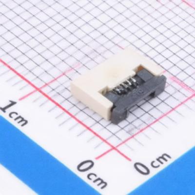 China 0.5 Pitch Easy on Type Connector Megastar ZX 0.5FPC 2H QFX5P Suitable for Flat Cable and PCB Layouts for sale