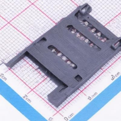 China Megastar ZX SIM 4825J plastic flip type MiniSIM card holder suitable for mobile communication hardware for sale