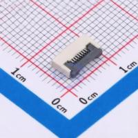 China Flip top housing connector Megastar ZX-0.5FPC-FWX-H2-8P surface mount design for FPC FFC electronics for sale