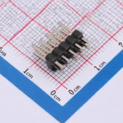 China 2xN Pin Connector 2.54mm Pitch 3A Current Rating 180 Degree PCB Mounting Megastar ZX-PZ2.54-2-5PZZ Polyester Insulator for sale