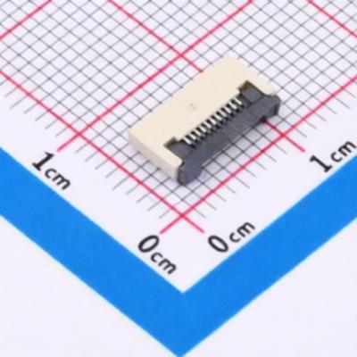 China 0.5 Pitch Easy-on Type Connector Megastar ZX-0.5FPC-2H-QFX11P with LCP UL94V-0 Housing and Copper Alloy Terminals for sale
