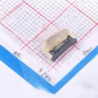 China Front Flip Cover Connector 0.5 Pitch Easy on Type Megastar ZX 0.5FPC 2H QFX13P for Flat Cable and PCB for sale