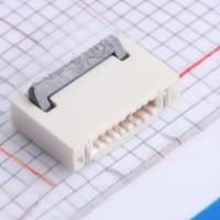China Back Flip Horizontal Mount 8 Pin Connector 05mm Pitch Megastar ZX-0.5FPC-HWSX-H2-8P Compact Design for sale