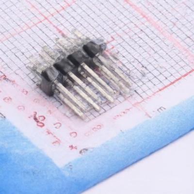 China 2xN Pin Connector 2.54mm Pitch Megastar ZX-PZ2.54-2-4PZZ 180 Degree Orientation Copper Alloy Contacts for sale