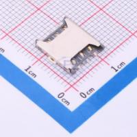 China Plug in NanoSIM card holder Megastar ZX NSIM 48.135J C electronic component for communication devices for sale