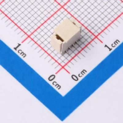 China Electronic connector Megastar ZX-SH1.0-4PLT with LCP natural color housing brass tin plated contact pins and solder tabs for sale