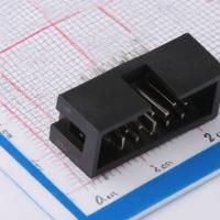 China Durable 2 Row 5 Pin IDC Connector Megastar ZX-IDC2.54-2-5PZZ 2.54mm Pitch with Gold Flash Contacts for sale