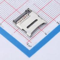 China High Reliability MicroSD Card Socket Megastar ZX-TF-281.6J Perfect for Embedded Systems and Devices for sale