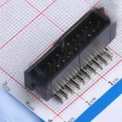 China 2.54mm Pitch Connector Megastar ZX-IDC2.54-2-10PWZ Brass Contacts Gold Flash Polyester UL94V0 for sale
