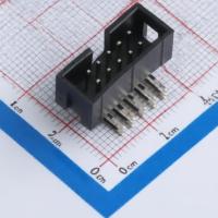 China Durable PCB Connector Megastar ZX-IDC2.54-2-5PWZ with Brass Contacts and UL 94V-0 Polyester Insulator for sale